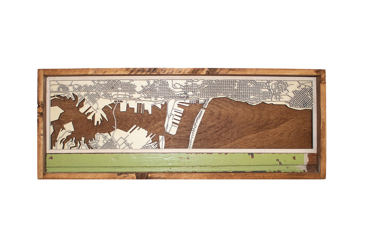 The Zenith City Collection: 8x20 Duluth City Map – Bailey Builds
